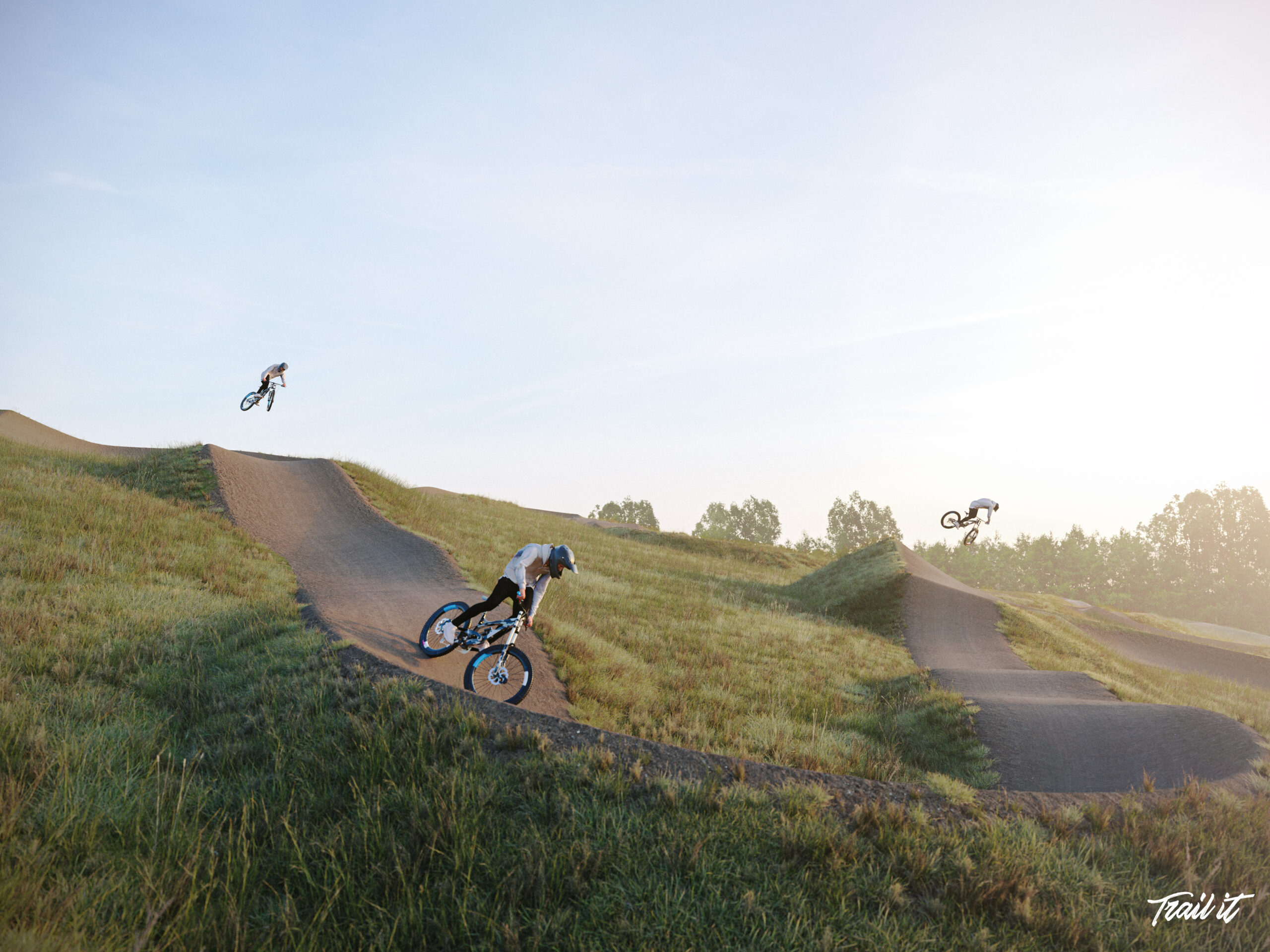 Downhill mountain bike course at the old dump - Jakobstad